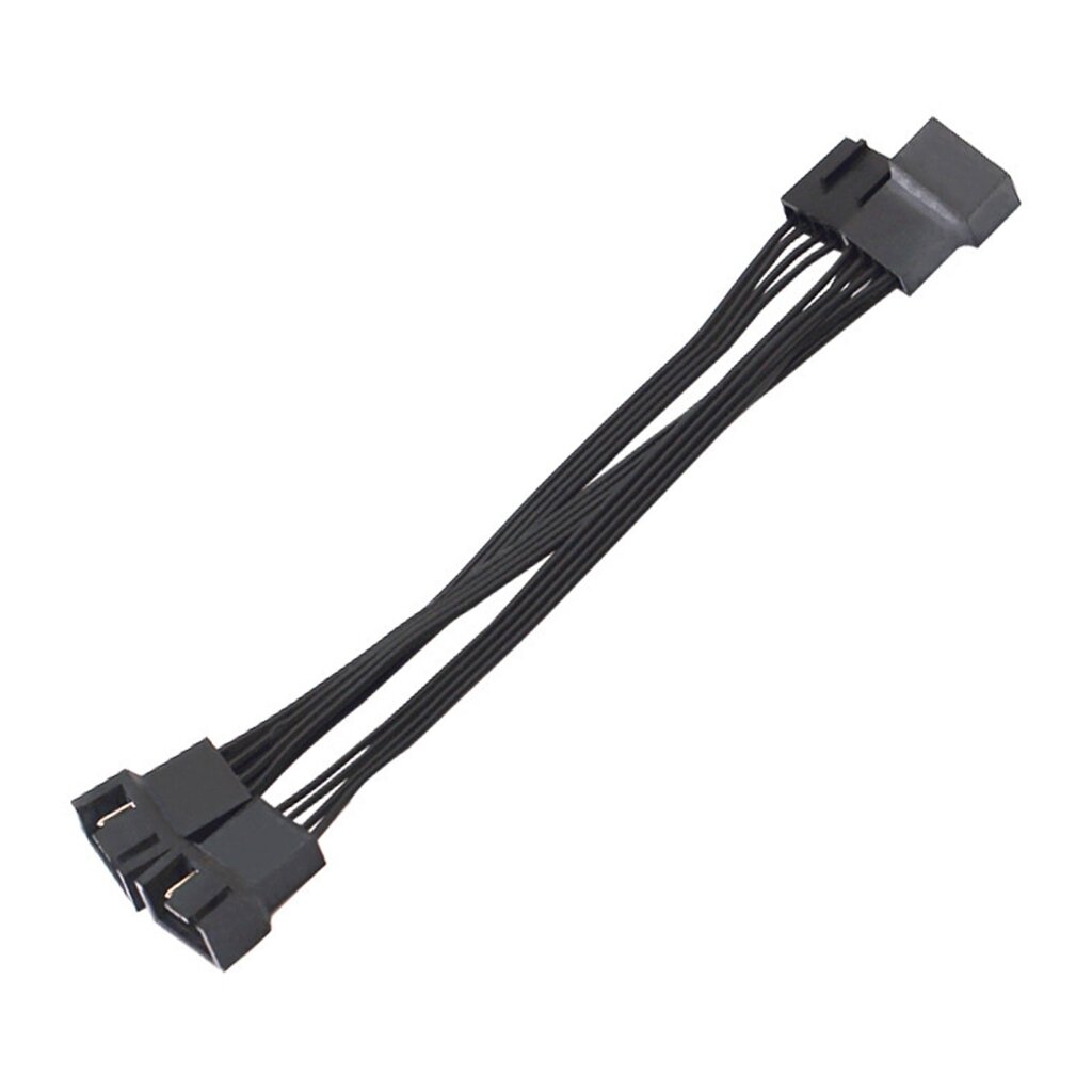 4-контактный Шим-Разветвитель вентилятора, Удлинительный кабель, 3 выходных порта для многовентиляторной конфигурации и эффективного отвода тепла