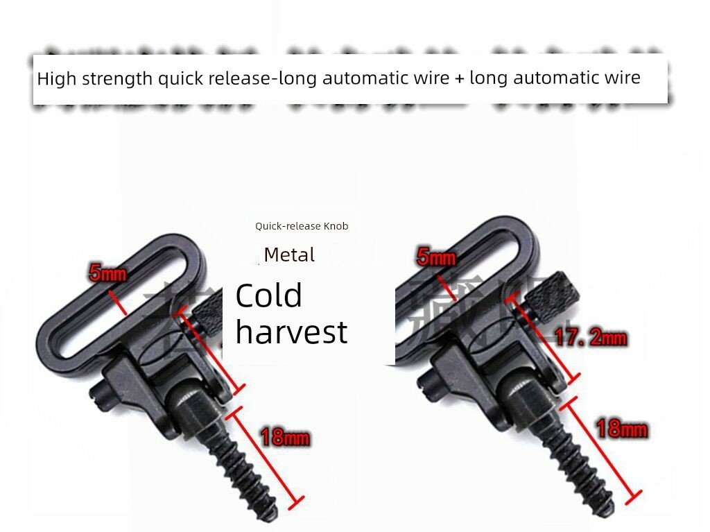 Металлическая пряжка для ремня QD с быстрым креплением, тактическая пряжка QD с двумя точками крепления Высокопрочный