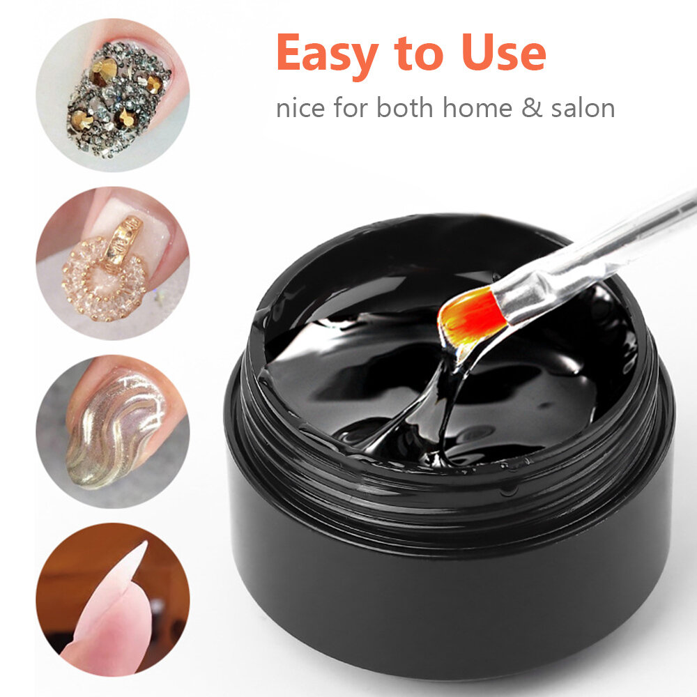 Клей для дизайна ногтей со стразами, гель-клей для наращивания ногтей 4-в-1, ювелирные изделия с драгоценными камнями, полировка бриллиантами, УФ-гель для дизайна ногтей, инструмент для салона красоты