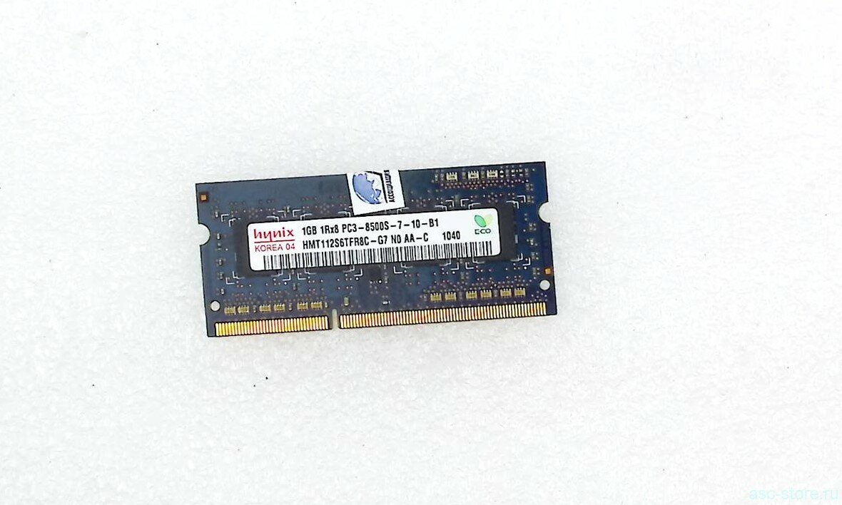Оперативная память DDR3 1Gb для ноутбуков