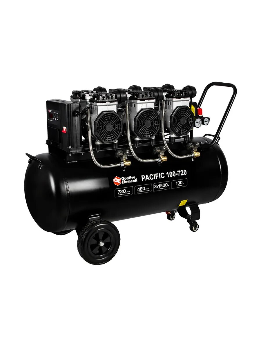 Компрессор поршневой безмасляный PACIFIC 100-720 (720 л/ми