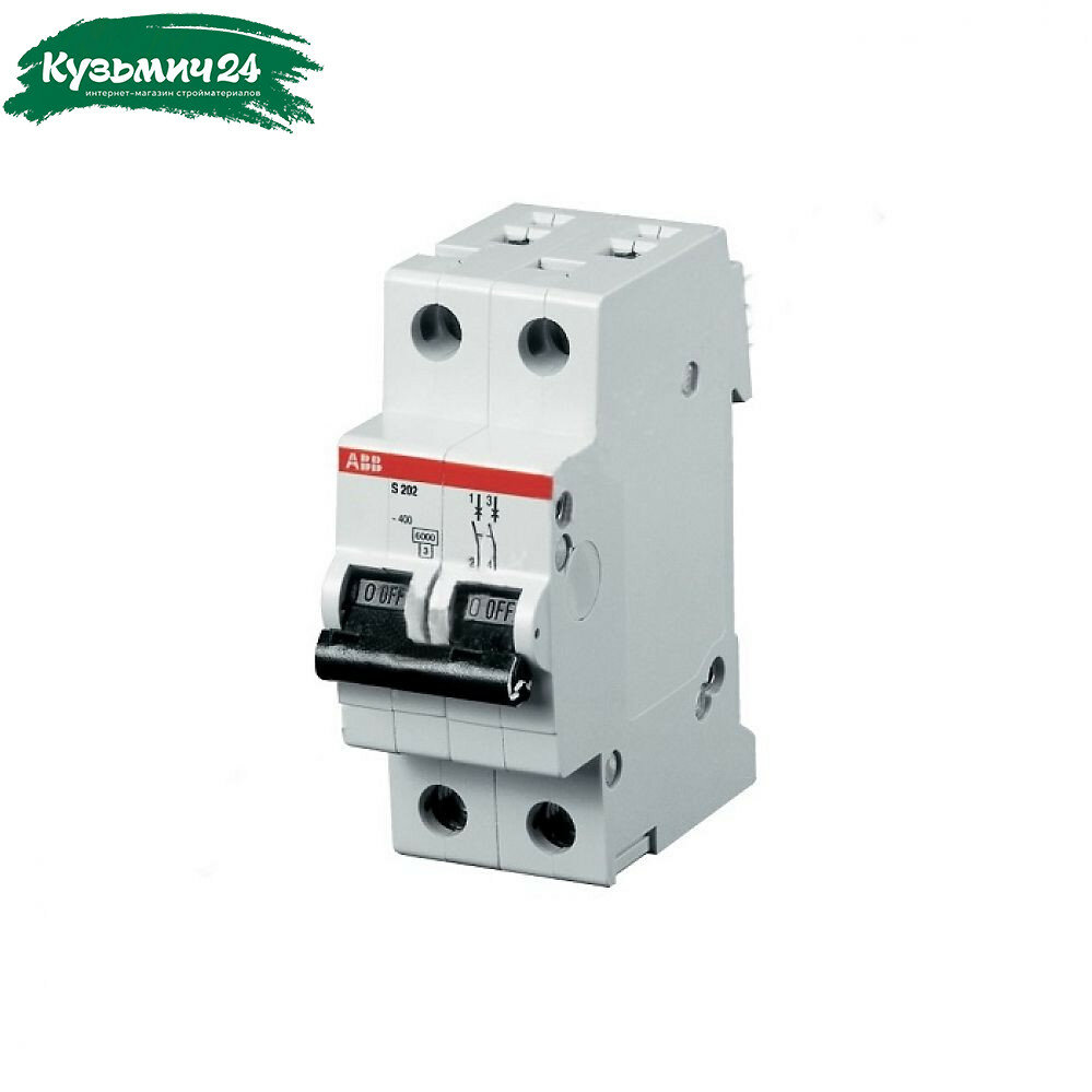 Выключатель автоматический АВВ 2Р С25А