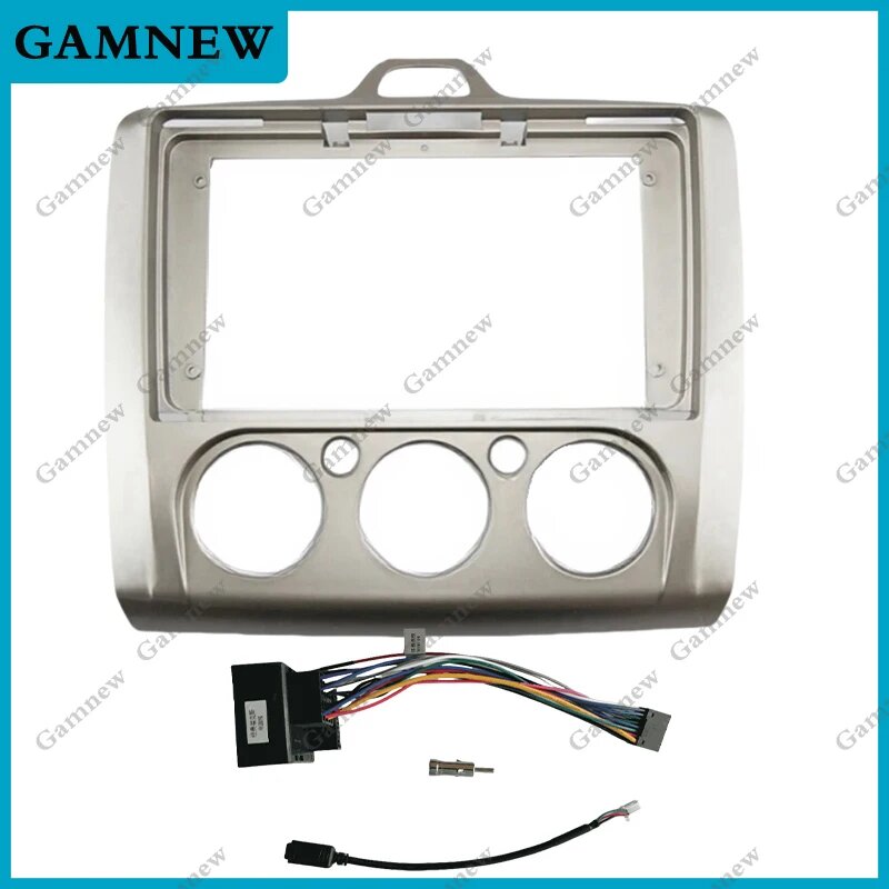 9-дюймовый автомобильный адаптер для панели Android Radio Dash Fitting Panel Kit для Ford Focus Mk2 MK3 S-MAX 2004-2014