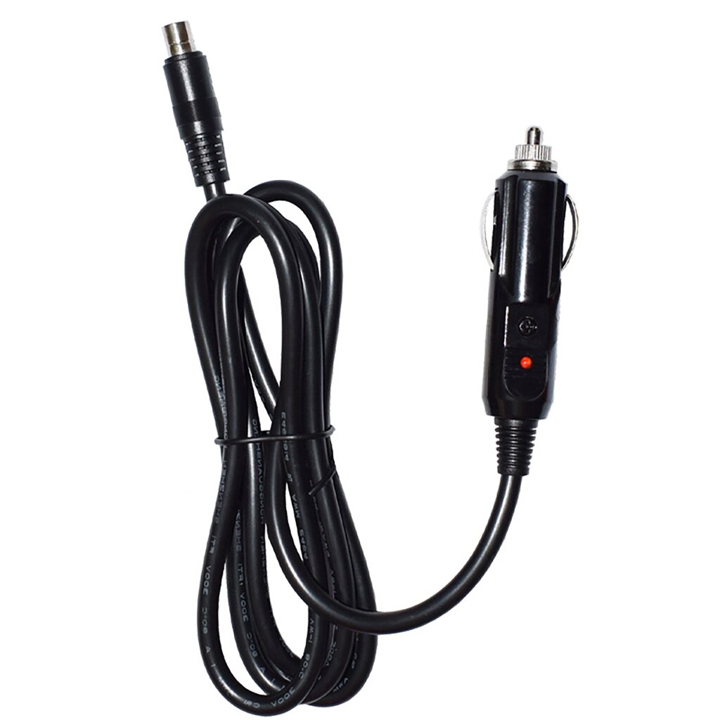 Автомобильный Зарядный кабель 16AWG для электростанции Совместим с Штекерными разъемами DC8020 Длина головки 1,5 м Черный