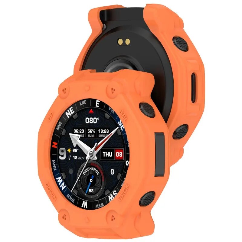 Чехол для Amazfit T-Rex 3 Pro, оранжевый