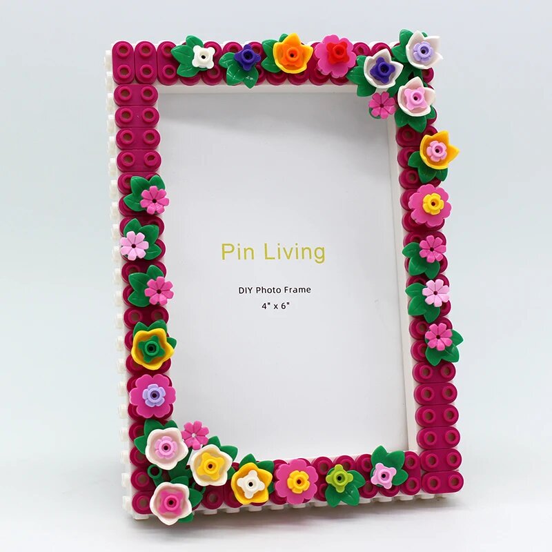 Фоторамка Pinliving 4x6" с цветами, 7 inch