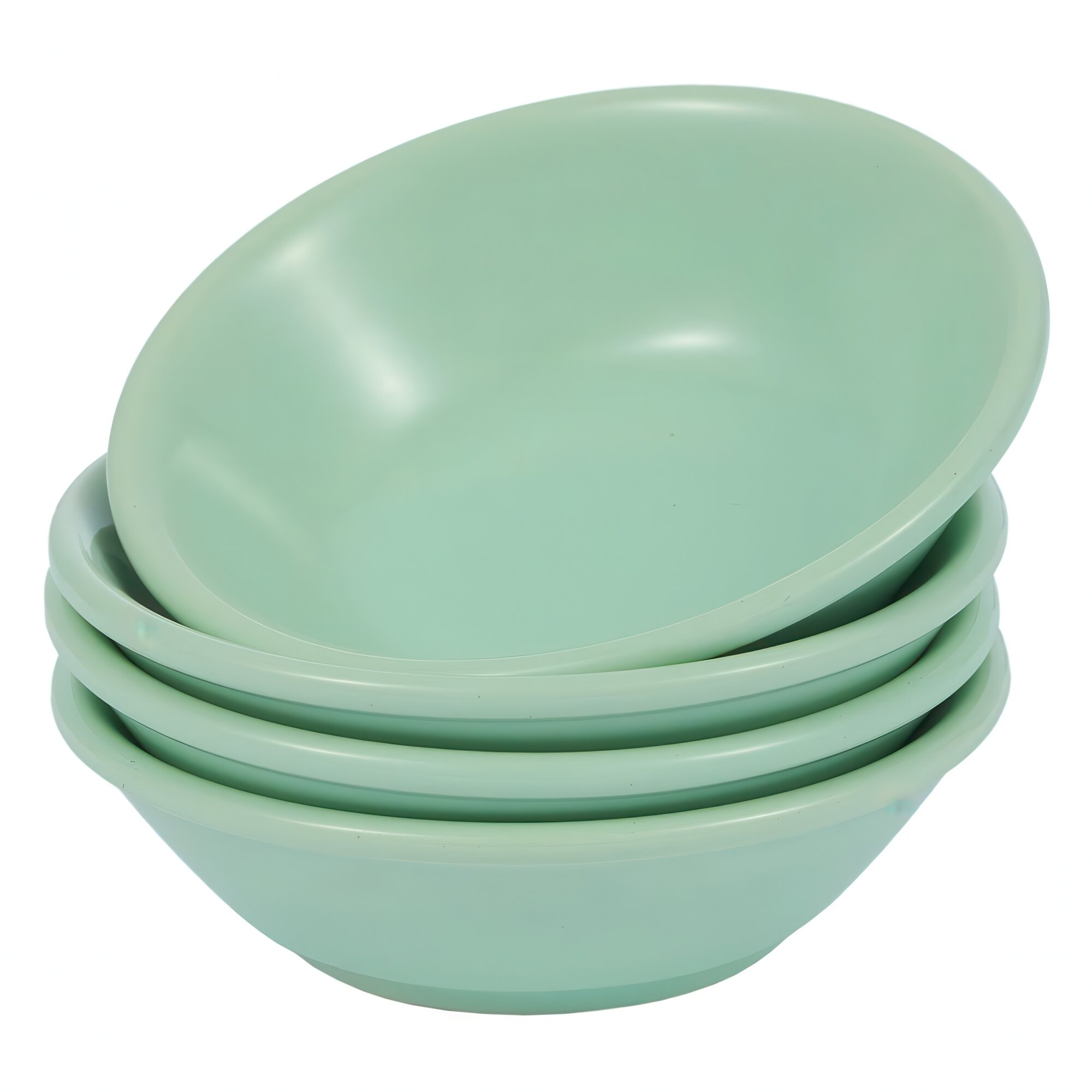 Набор розеток Gipfel Gronte 52237, 6 см, 4 шт, керамика, светло-зеленый