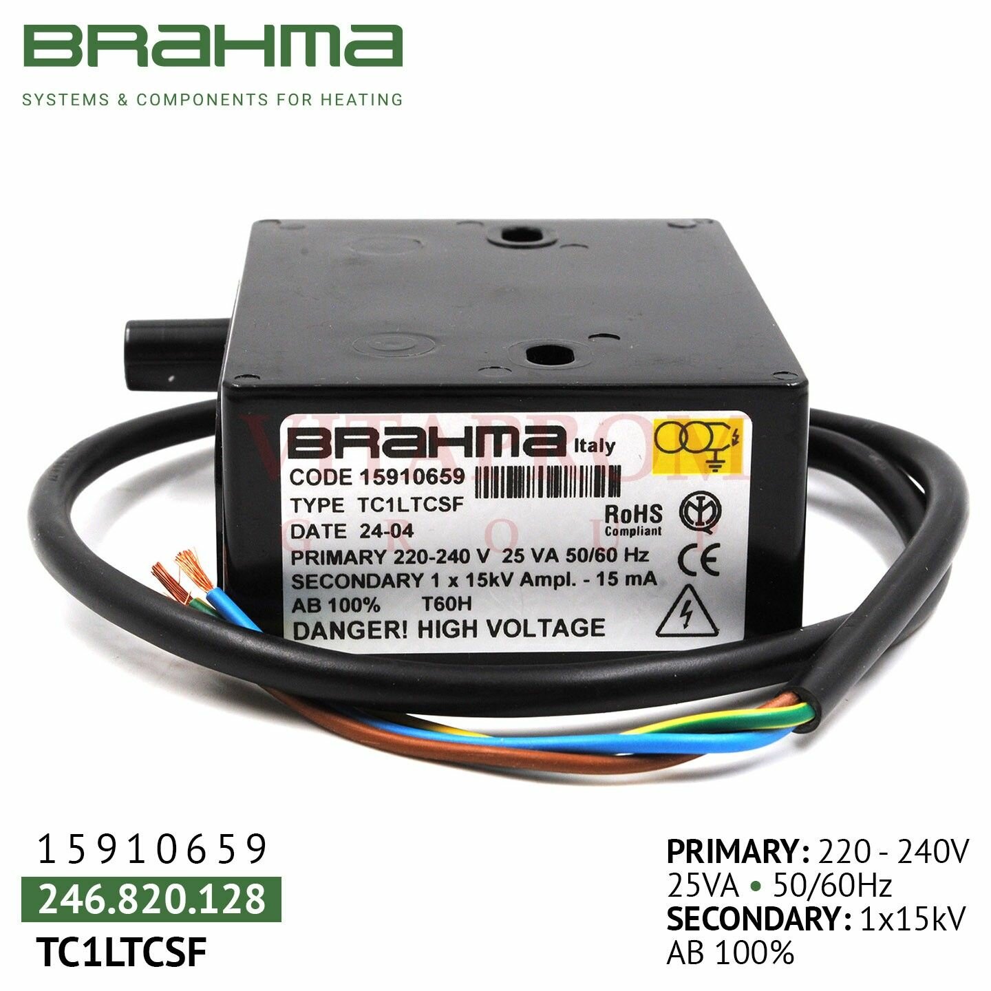 Трансформатор Brahma TC1LTCSF, 15910659