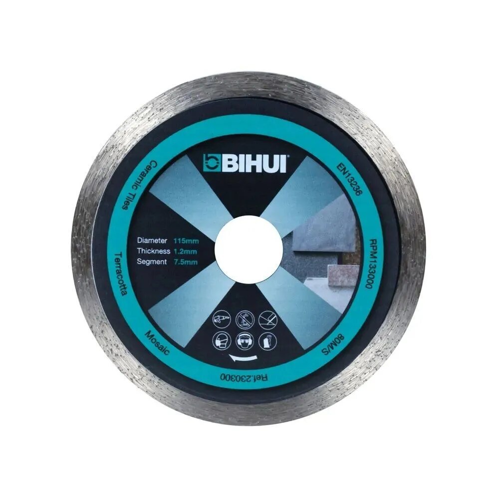 Алмазный диск BIHUIдля резки керамики, 115 * 22,23 мм. DCBG115
