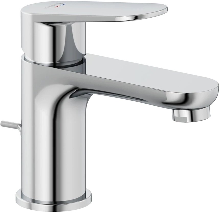 Смеситель для раковины Kludi X1 322660575 с донным клапаном, хром