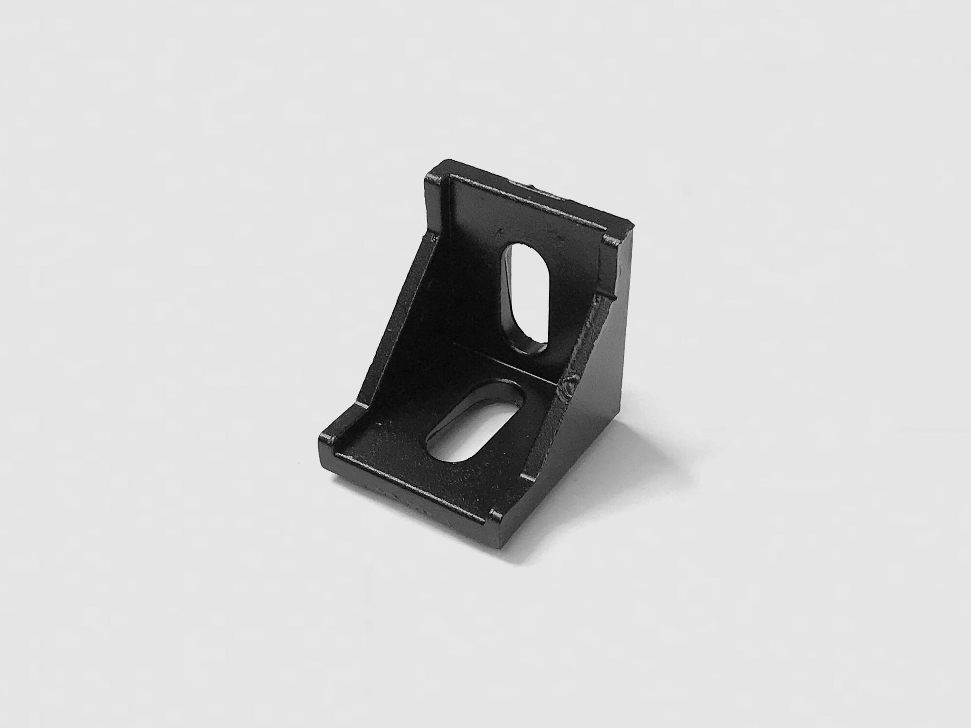 Угловой алюминиевый соединитель 40х40 (черный), паз 10, A993 / 3 шт / соберизавод