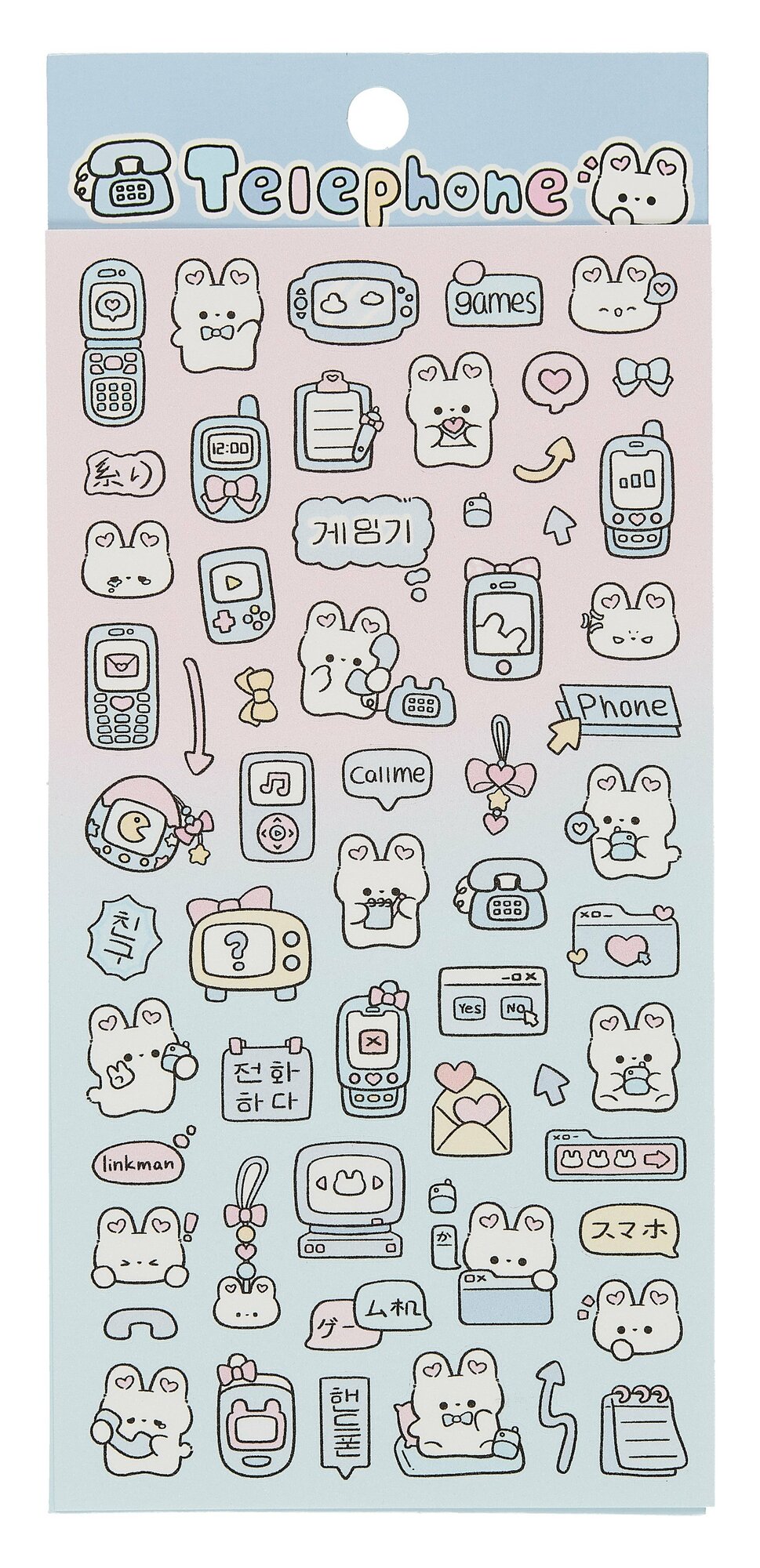 Наклейки Зайки, PVC