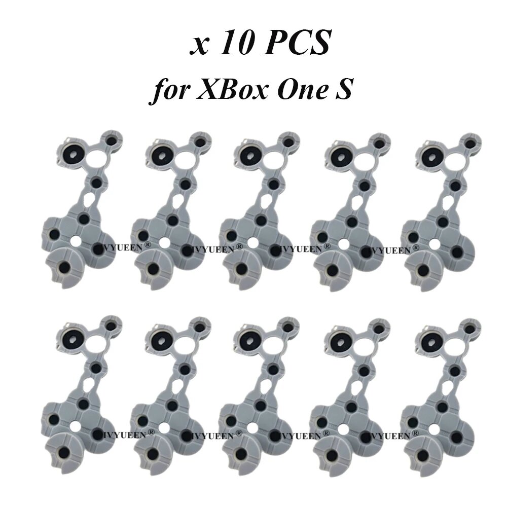Кнопки проводящие резиновые для Xbox One S (10 шт)