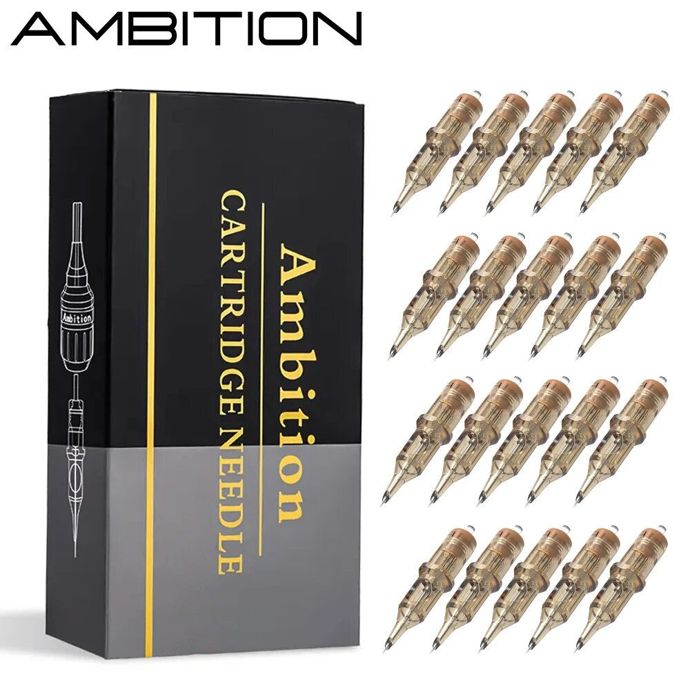 Иглы для тату Ambition Premium 1001RL 0.3mm, 20 шт