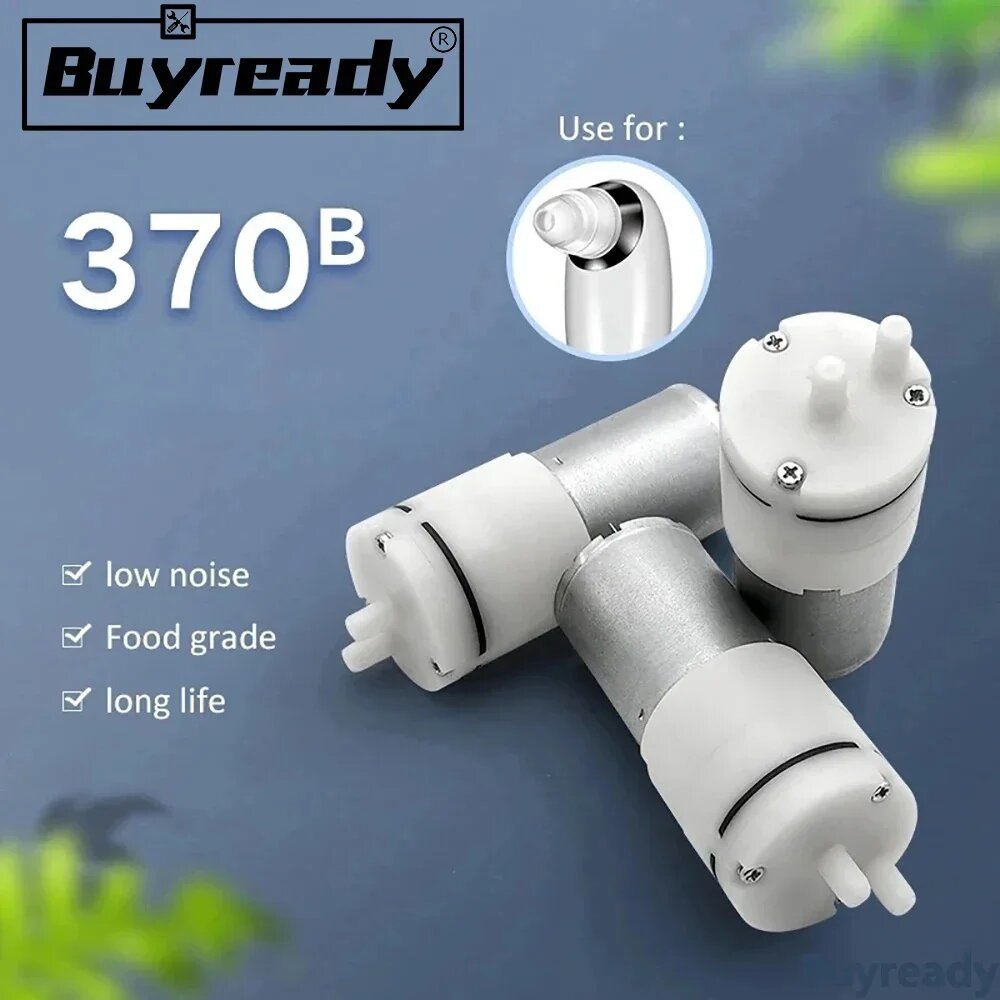 Мини-воздушный насос buyready 3,7/5/6/12 В 2,2/3/3,5 л/мин 12V 2.5LPM