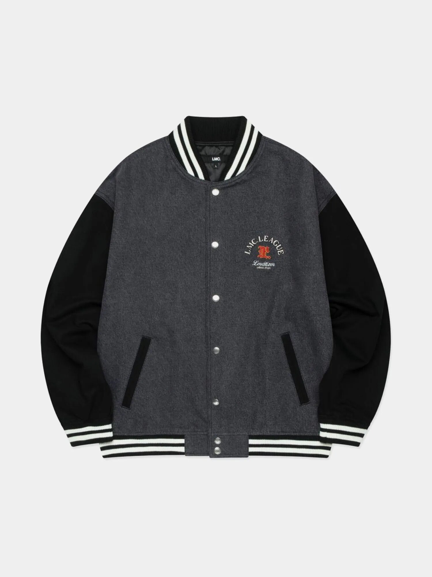 Бомбер Denim Varsity Jacket