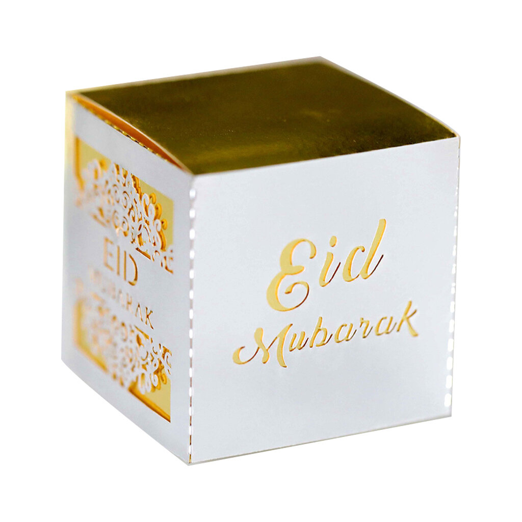 50 шт Коробки для конфет Eid Mubarak Ramadan Kareem Подарочные коробки для исламского мусульманского праздника
