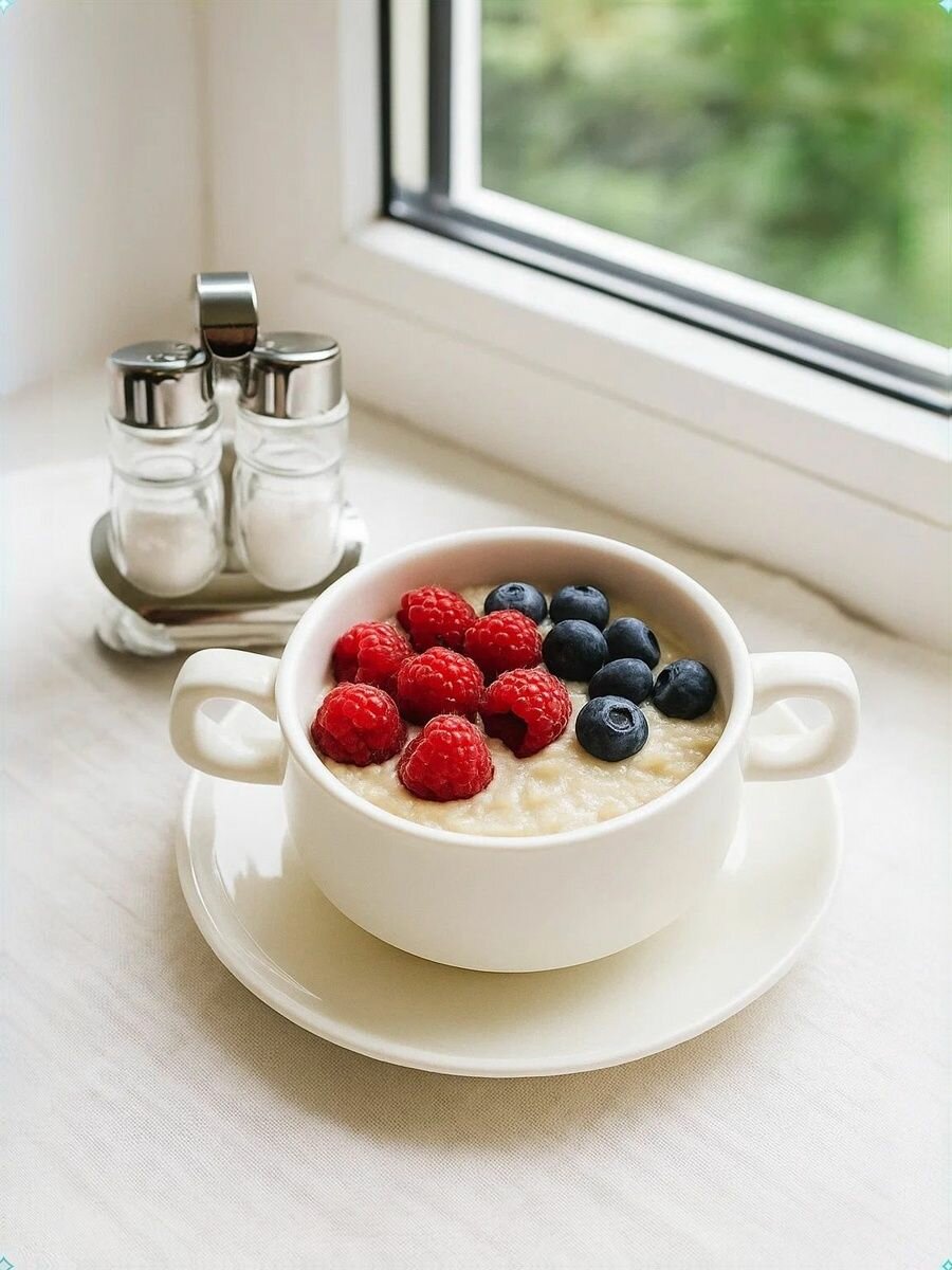 Набор столовой посуды 3 предмета, бульонная пара 325 мл; набор для специй.