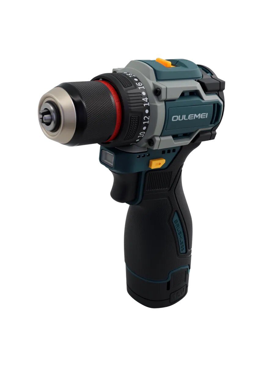 Шуруповёрт Oulemei OLM-DZ009, полупрофессиональный, компактный, 16В, 55Н·м