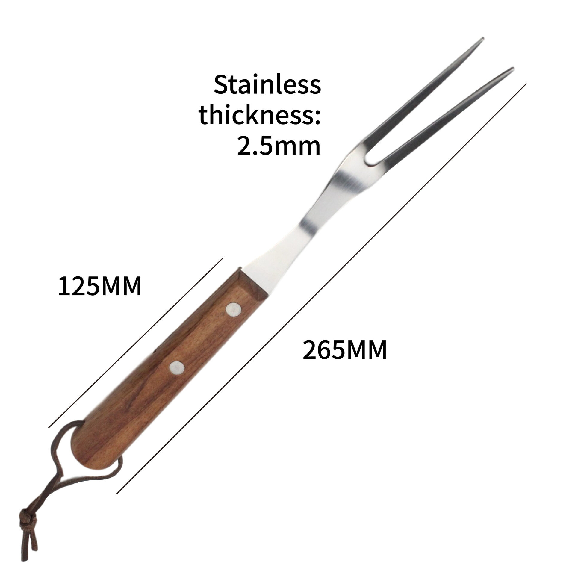 Штык Для Мяса: Нержавеющая Сталь 50 Штук Высокая Прочность Для Активной Эксплуатации - Эргономичная Ручка Для Контроля Инструмент Барбекю For Рестораны И Кейтеринг
