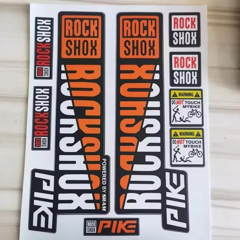 Велосипедная наклейка LYRIK ROCK-SHOX New C