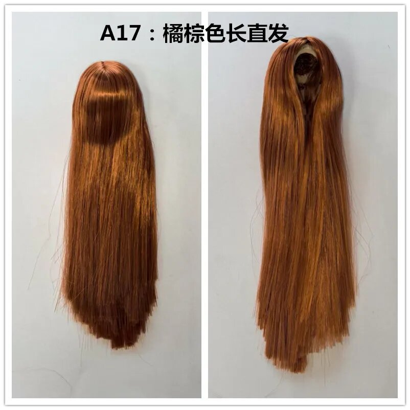 Парик для фигурки JIAOU DOLL 1/6 Коричневый, A17