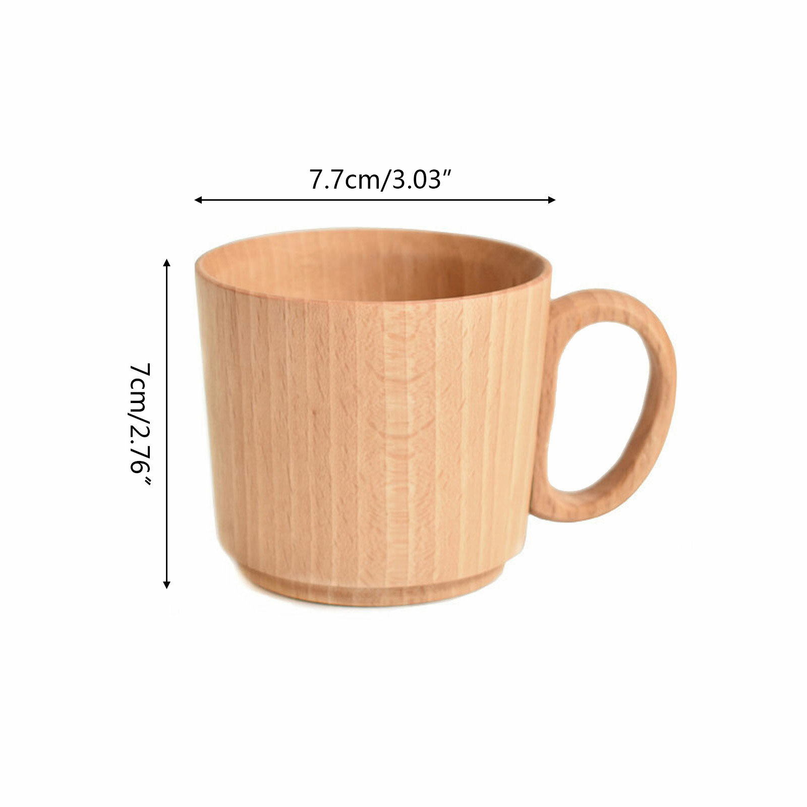 Деревянные кофейные чашки деревянные путешествия пить кружки натуральный материал для мужчин, женщины, крутите подарки
