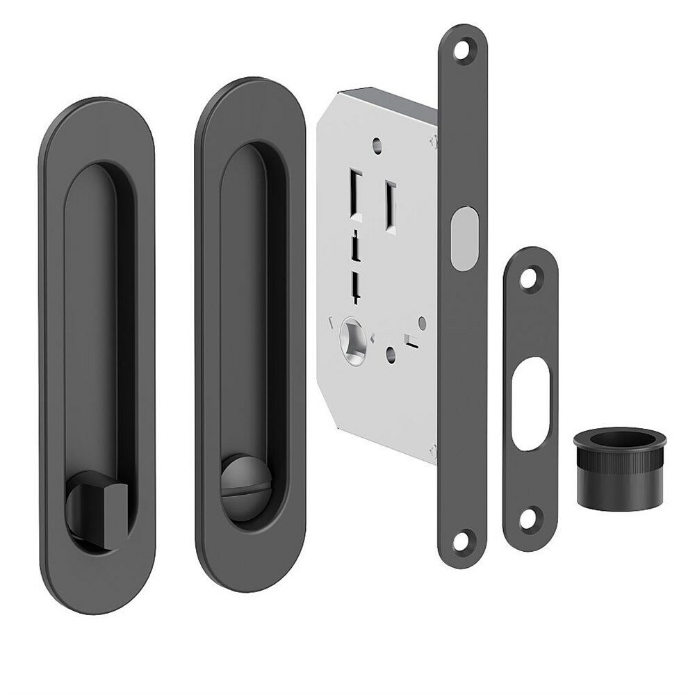 BRAVO Замок Купе Bravo SL-2 SB МатЧерный (фикс, с ручкой) SB МатЧерный