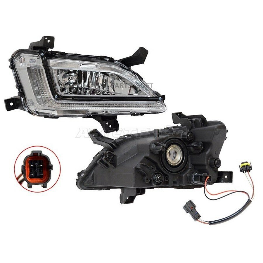 Фара противотуманная (Справа) Hyundai Tucson 18-21 от официального дистрибьютора, SAT, артикул ST2212057RLD