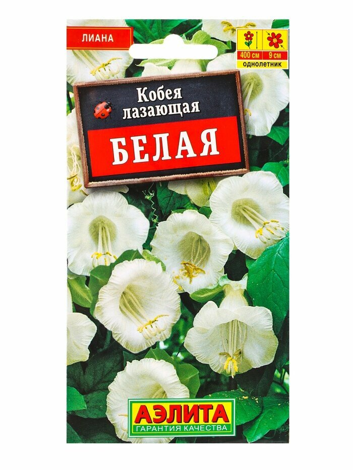 Семена цветов Кобея белая , Ц/П,0,45 г 10945502