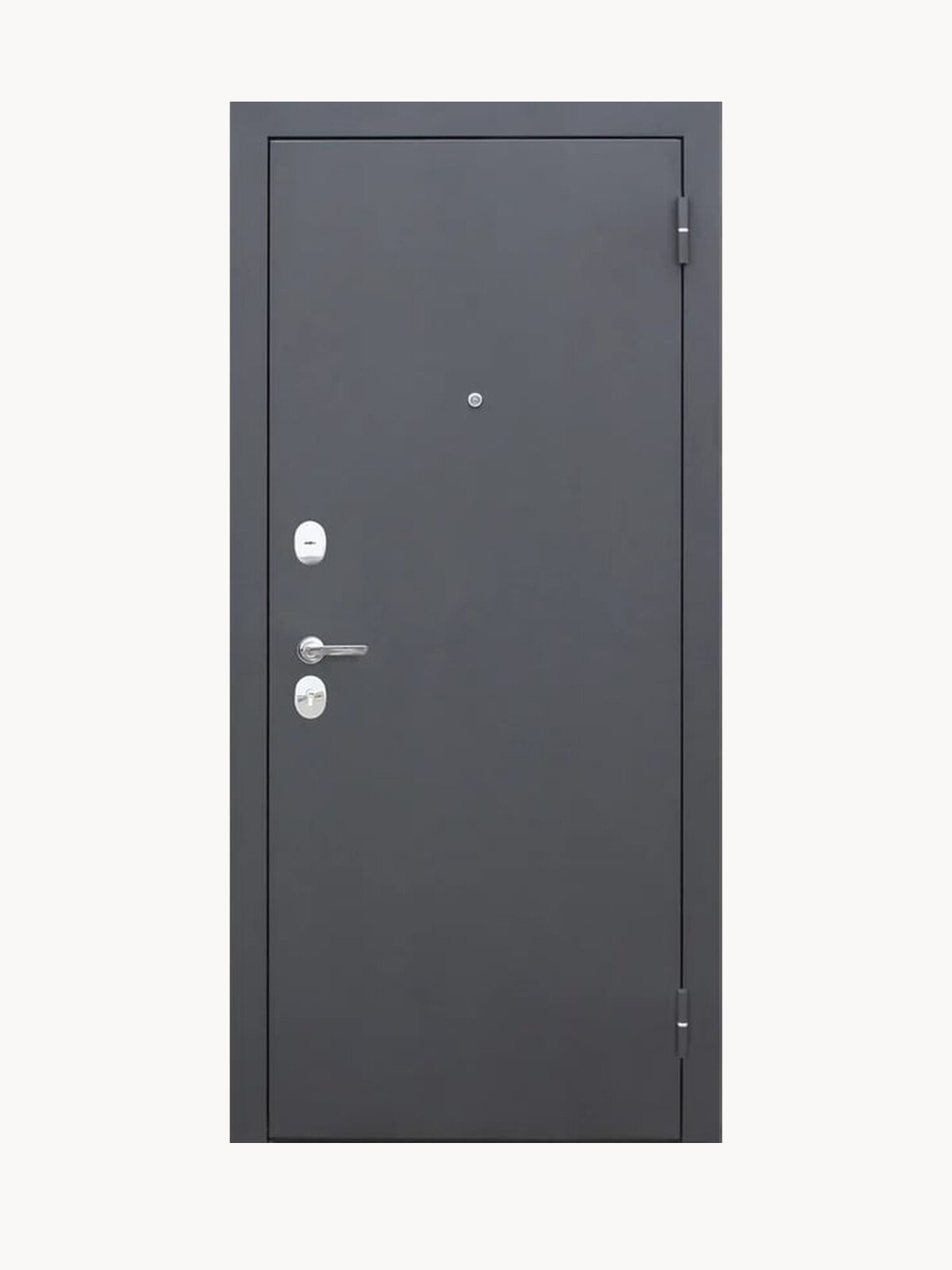 Дверь входная металлическая Foreman Ф-8 2050х860 Левая Чёрный Шелк - Сандал белый, УТ-00082813