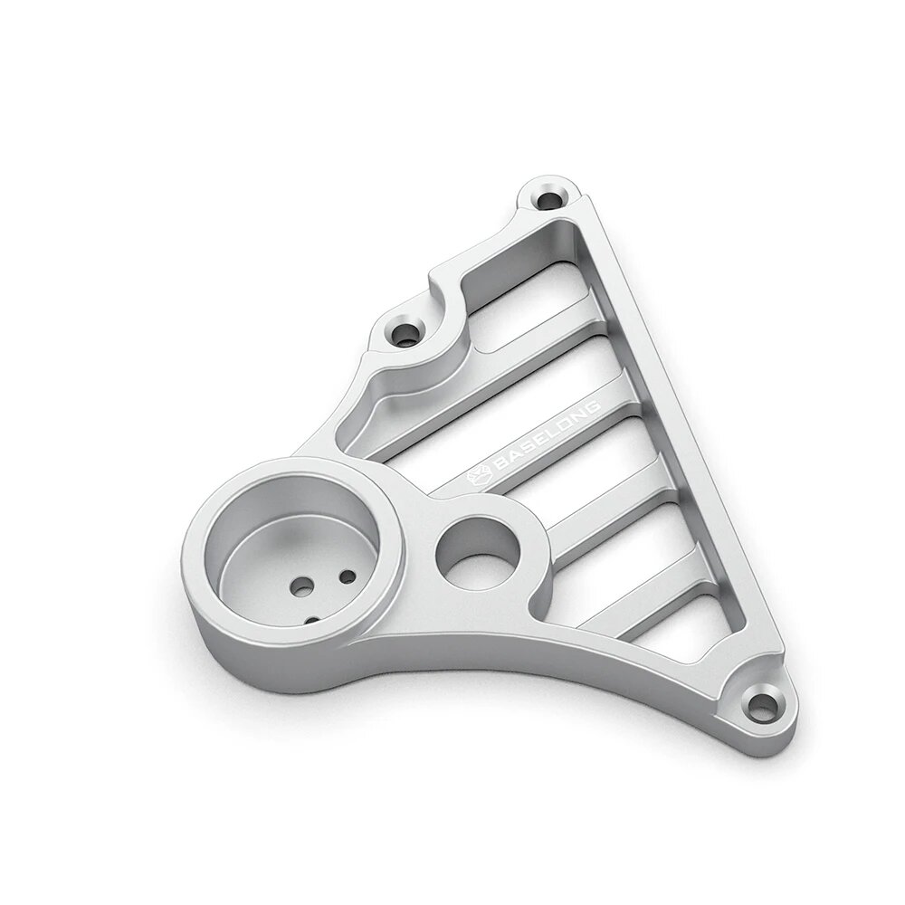 Для BMW K75 K100 K1100 K1 Cafe Racer M-lock Монтажный кронштейн K 750 100 1100, боковой электронный замок зажигания, кронштейн переключателя запуска SILVER