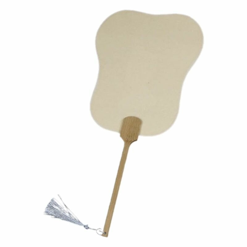 Круглый веер из рисовой бумаги для китайской живописи и каллиграфии, - старинный подорожник