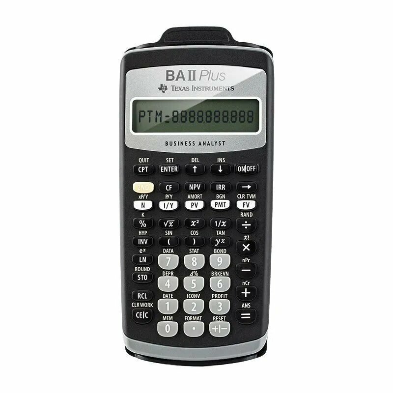 Финансовый калькулятор TI Texas Instruments baii plus CMA Financial frm Экзамен CFA Студенческий научный калькулятор