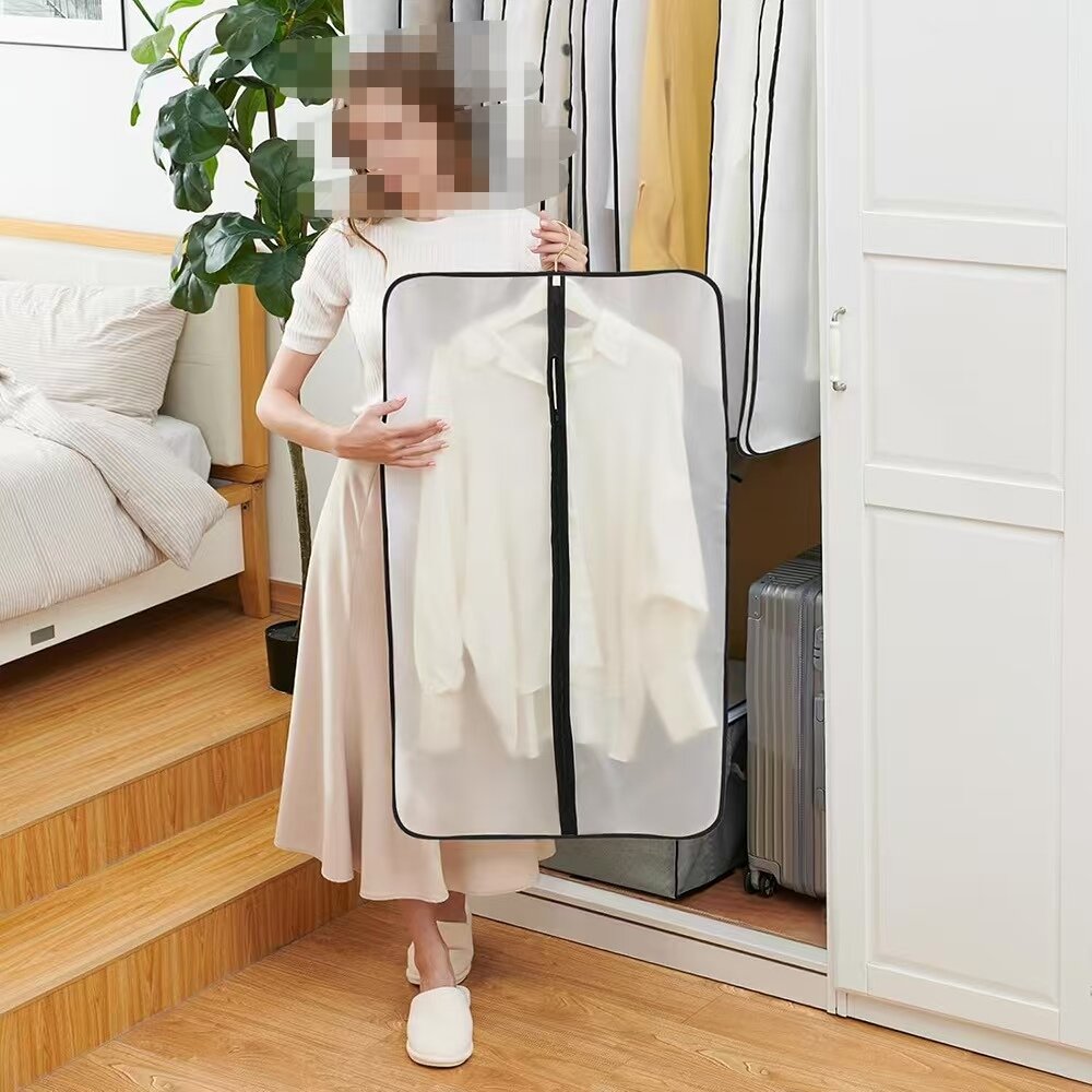 Мешок для сбора пыли с одежды ，Чехол для одежды ，5 шт. Прозрачный цвет