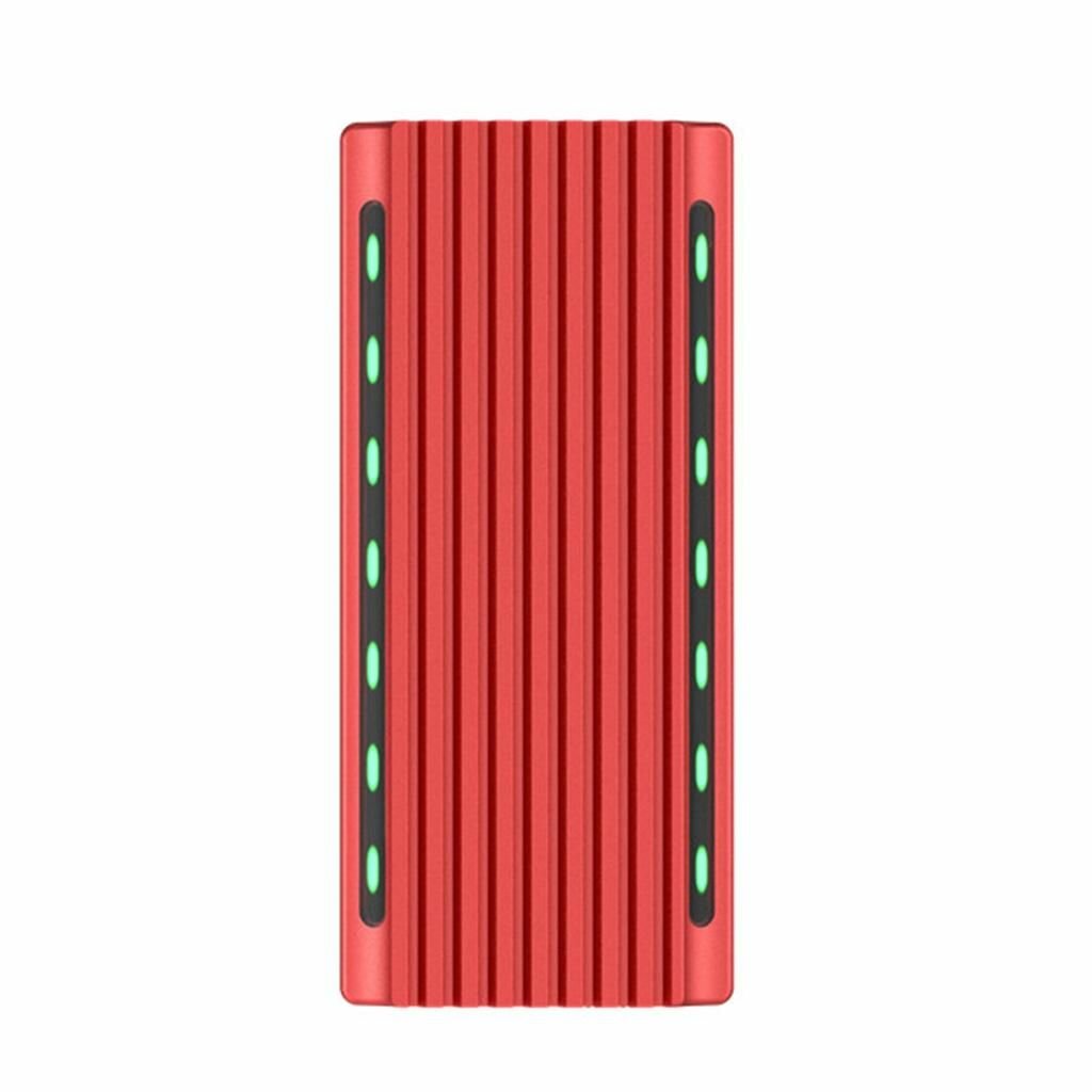 Внешний SSD M.2 NVME USB 3.1, красный