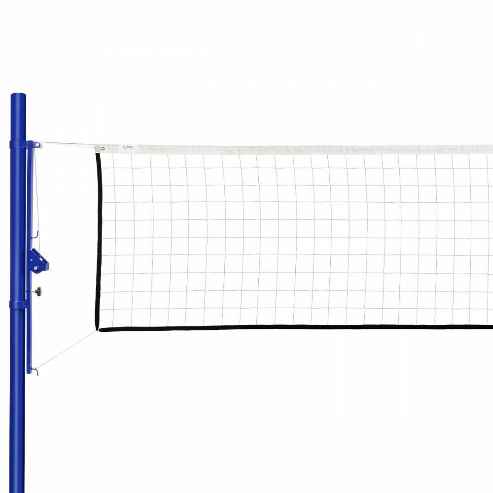 Волейбольная сетка Luxsol Sport 2,5мм, 100х100, черная, 1х9,5м, ПП, 1шт