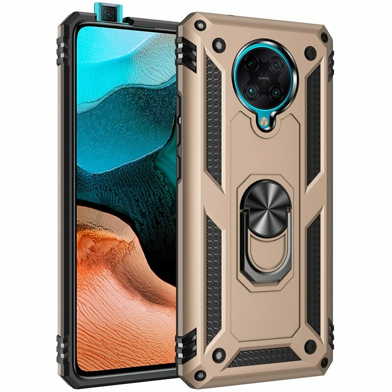 Чехол для Redmi K30 Pro Zoom Edition с роскошным золотым цветом, защитный, антиударный для модели Zoom