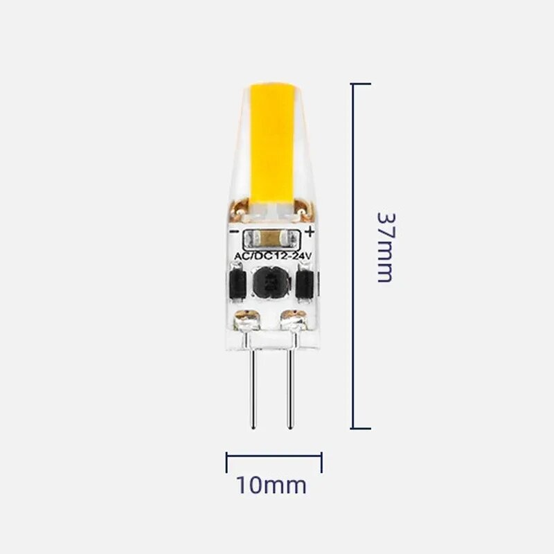 Светодиодные лампы Gatetop G4 12В 1.2Вт 1.4Вт 2Вт 3Вт G4 2W, 10 шт, natural light 4000K