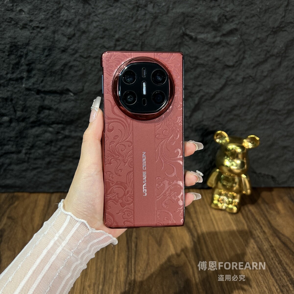 Защитная задняя крышка Huawei Mate X3 для складного телефона, ультратонкая, серия Новый Национальный Стиль,