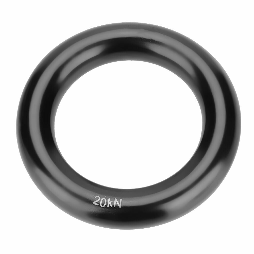 Алюминиевое кольцо для спуска на веревке 20 кН, уплотнительное кольцо 12 мм для скалолазания на открытом воздухе, многофункционального спуска и страховки, легкий и прочный