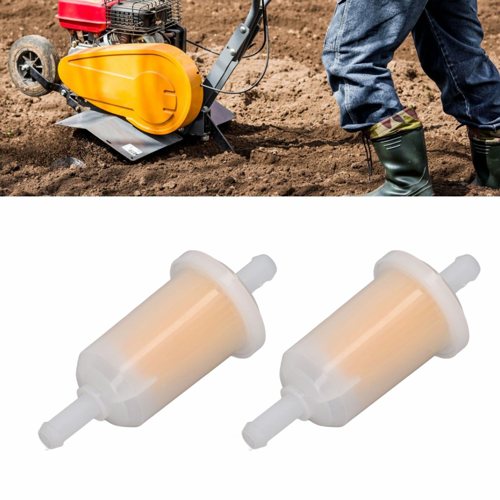 Фильтр топливный для дизельного генератора, 2 шт, длина 99 мм, совместимый с двигателями 170F, 173F, 188F, 192F, аксессуары для микропочвообрабатывающей машины-Peng-3.3cxj-yan