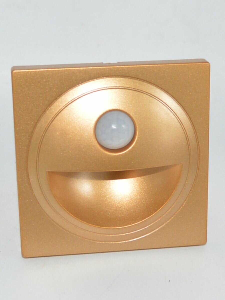 Встроенный датчик освещенности ночного освещения, золото 1pcs