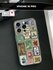 Чехол на Apple iPhone 16 Pro / Айфон 16 Про с принтом Коллаж из марок
