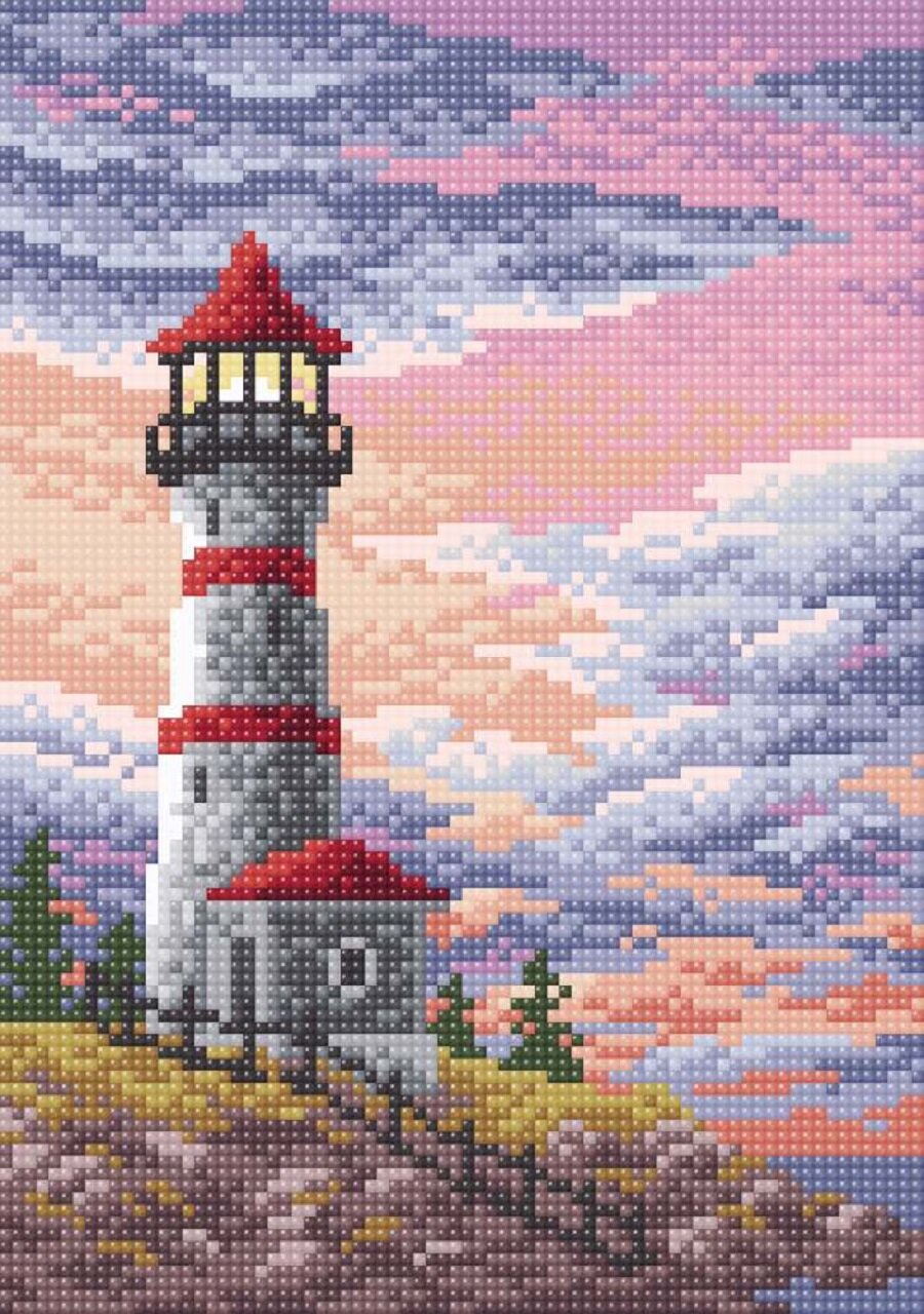 Алмазная мозаика без подрамника "Маяк" 19*27 см Brilliart (МП Студия)