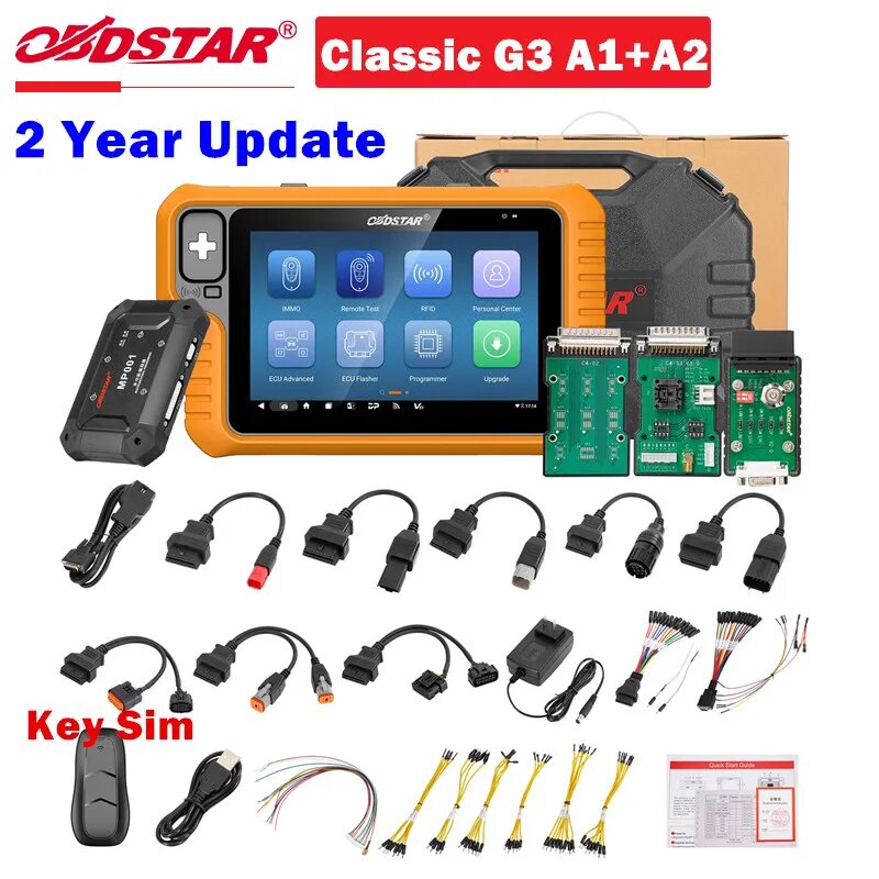 OBDSTAR X300 Classic G3 (MASTER G3) - программатор ключей EU Charger 200V