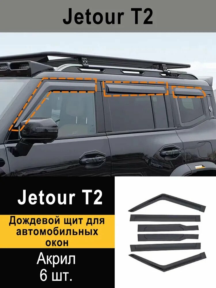 Jetour T2 Защита внешних частей автомобиля