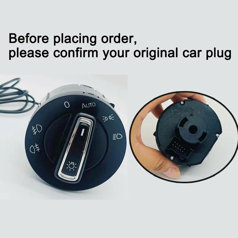 Для VW автоматический переключатель фар, датчик света, модуль для VW Golf Jetta MK5 MK6 Touran Passat, переключатель управления фарами for10pin