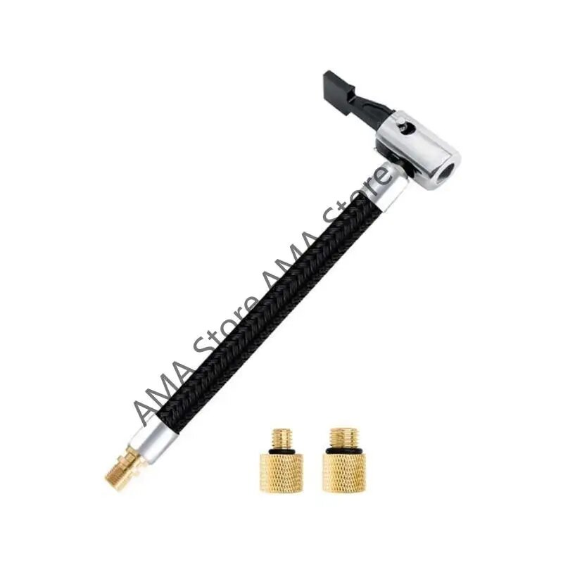 Автомобильные шины, воздушный компрессор, трубка, шланг насоса для шин с адаптерами M6 M8, сменный удлинитель насоса для накачивания, соединение шланга 20cm