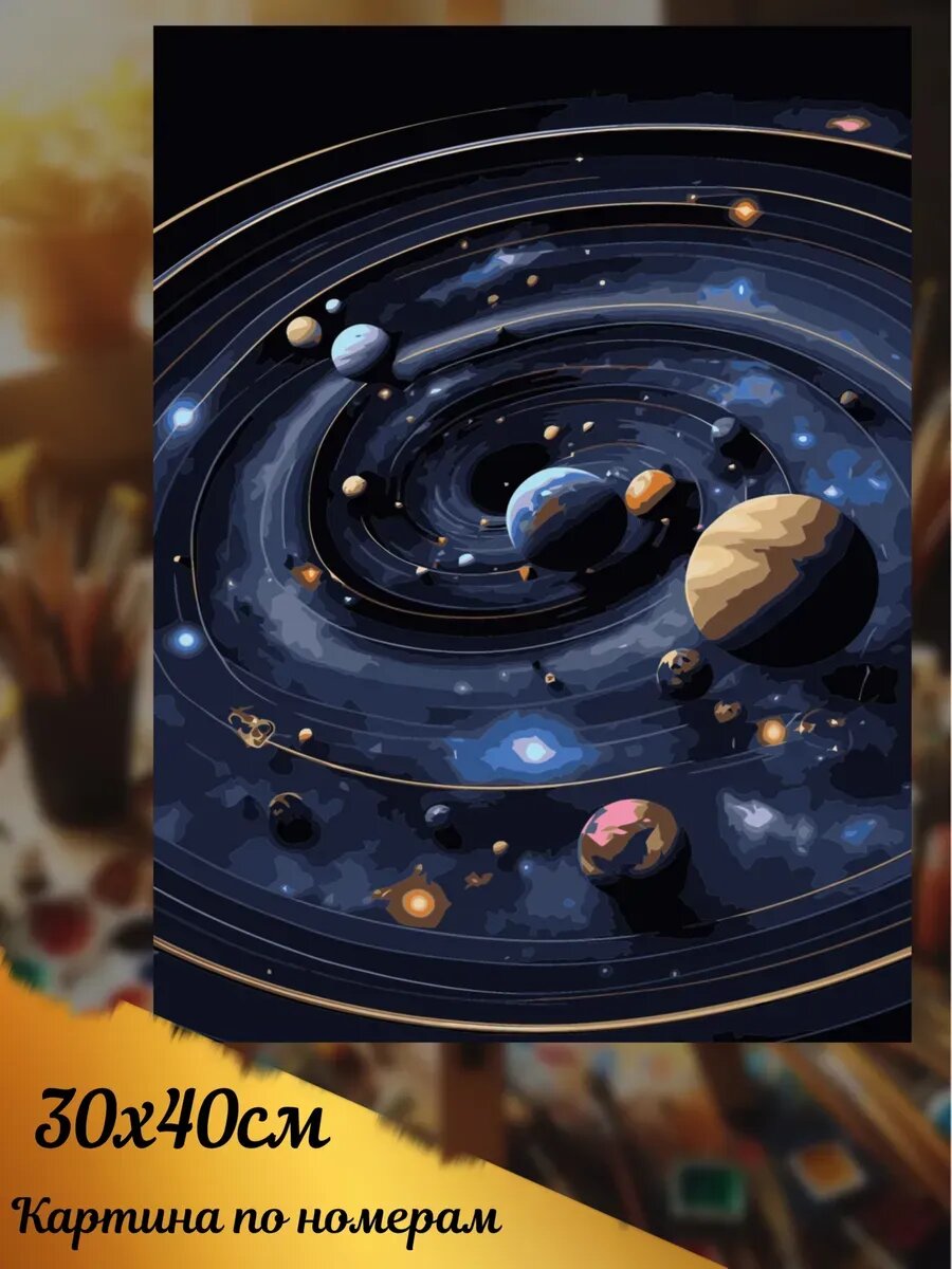 Картина по номерам планеты